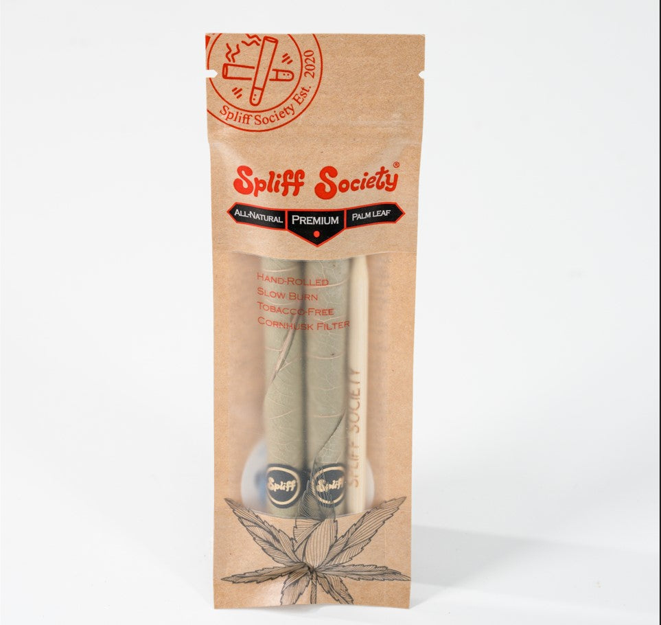1/2 Gram Cone Spliff • 100% All-Natural Palm Leaf Wrap – Spliff Society