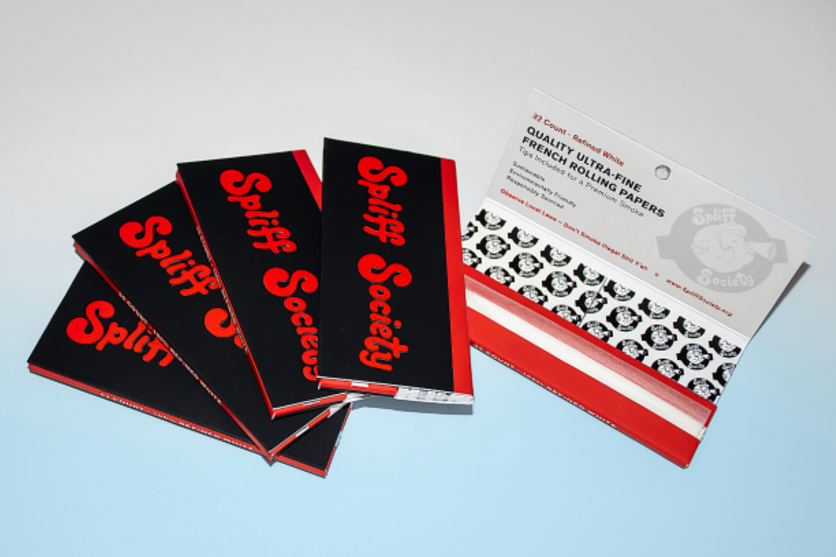 100% Natural Premium French Rolling Papers • Perforated Tips – Spliff ...