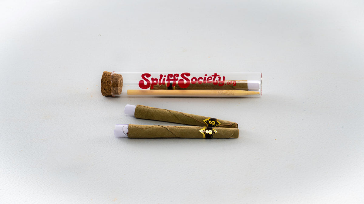 1/2 Gram Cone Spliff • 100% All-Natural Palm Leaf Wrap – Spliff Society